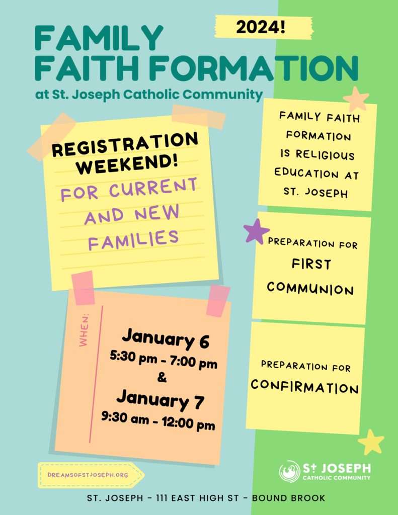 Family Faith Formation Kicks Off Third Year - St. Joseph Catholic Community